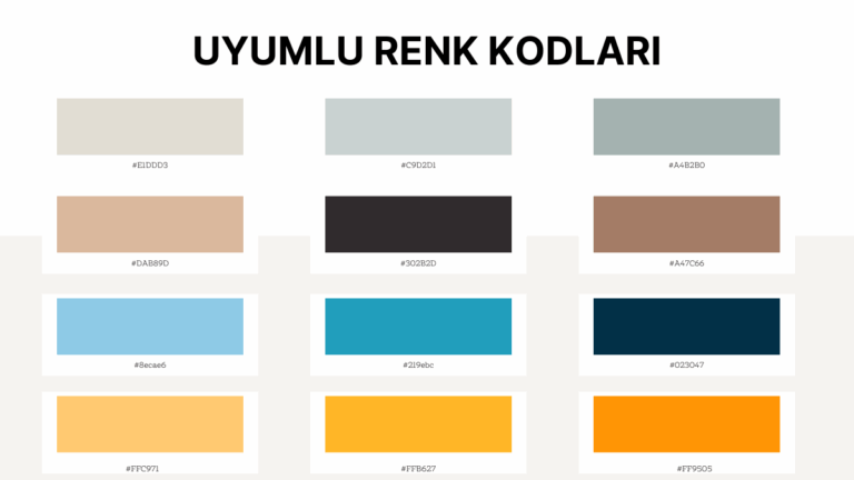 Renk Kodları - RGB & HEX & HTML Renk Kodu Bulma Aracı